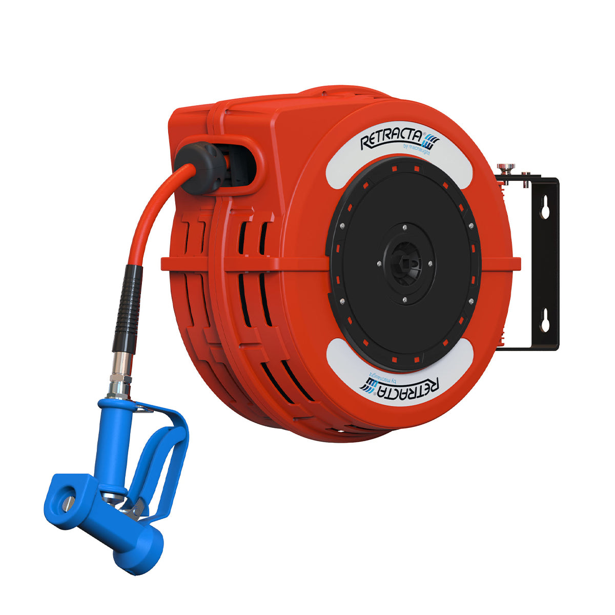 Heavy Duty Hose Reel Hot / Cold Water Service 1/2 inch x 40 ft 300 PSI ...