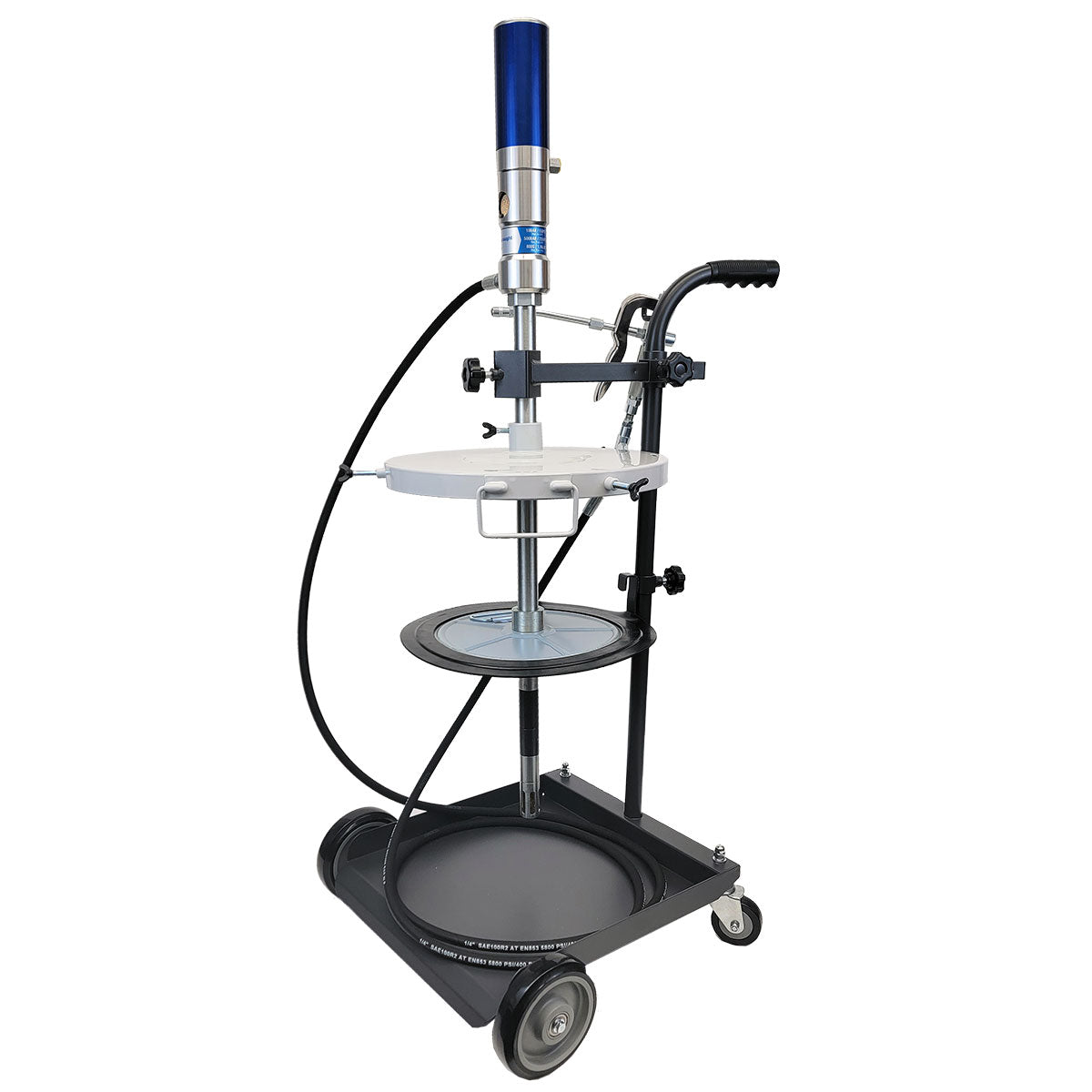 Portable Grease Dispensing Kit for 16 Gallon Drums | Macnaught USA
