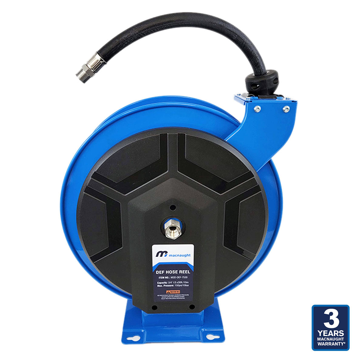 Retractable DEF Hose Reel 3/4" x 30 ft | Macnaught USA