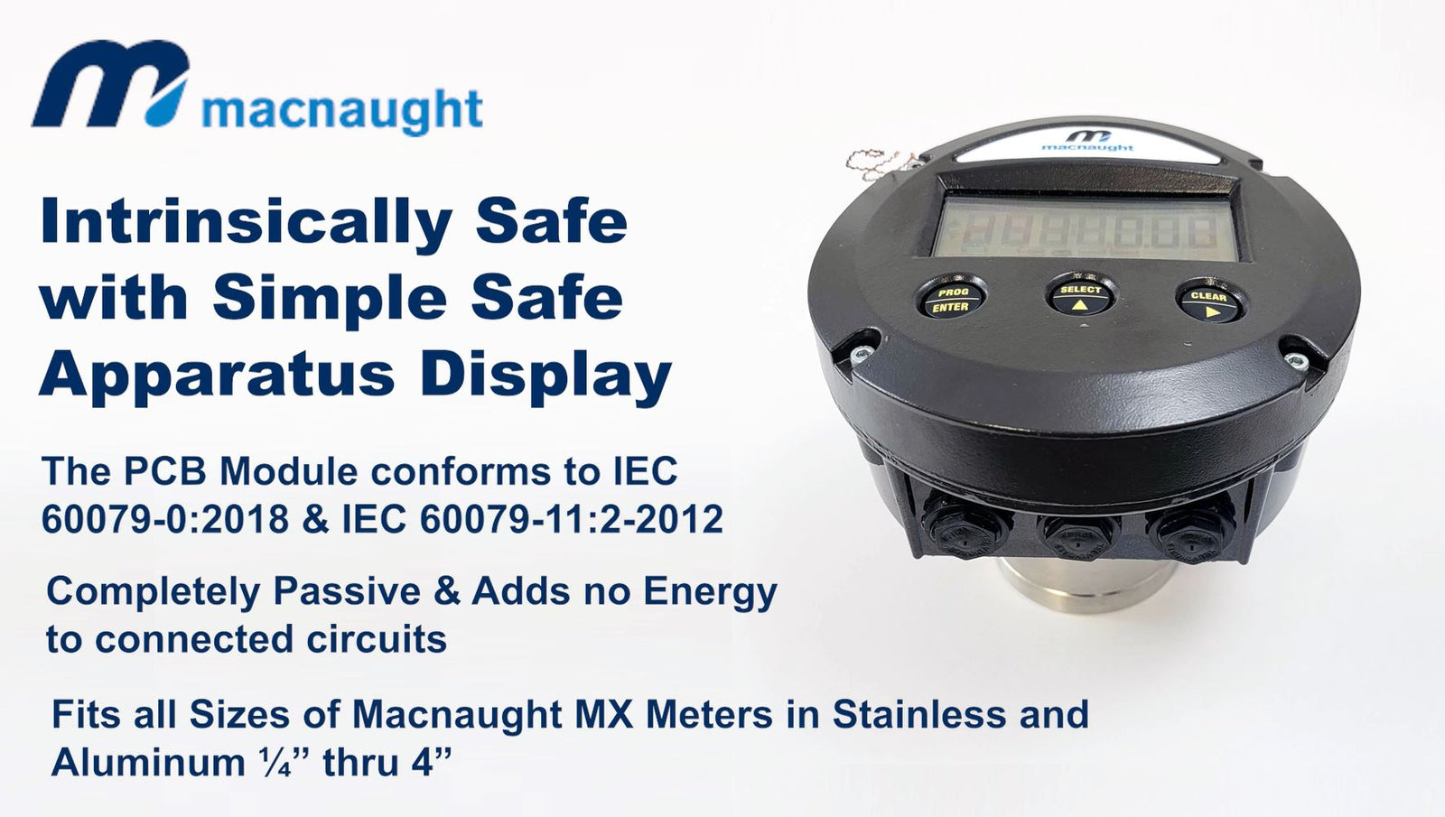 MX Simple Safe Flow Meters | Macnaught USA